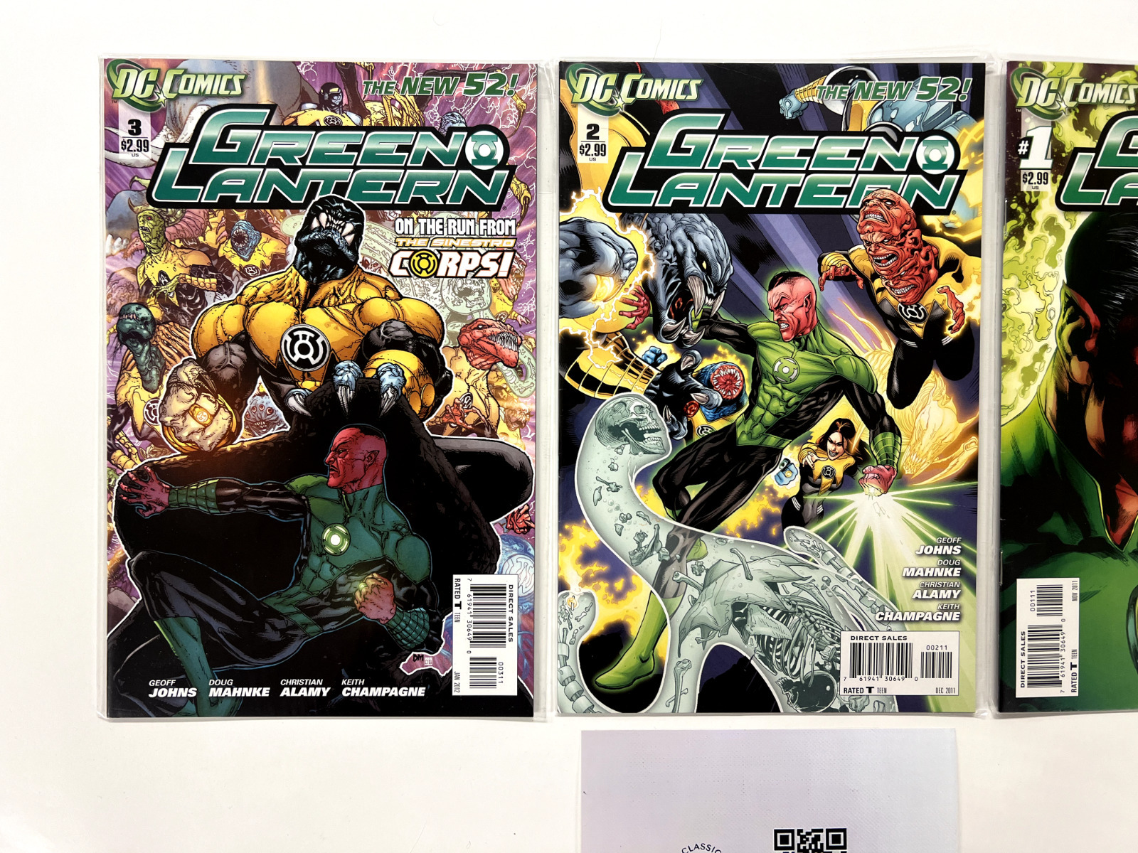 3 Green Lantern DC Comic Books# 1 2 3 Batman Superman Robin Joker Flash ...