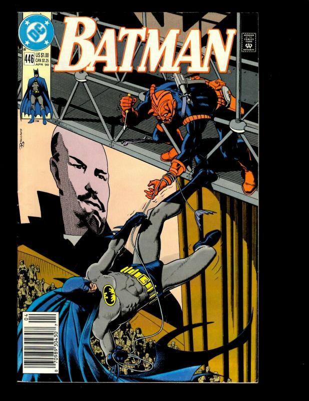 Lot Of 10 Batman DC Comics # 446 447 448 449 450 451 452 453 454 455 ...