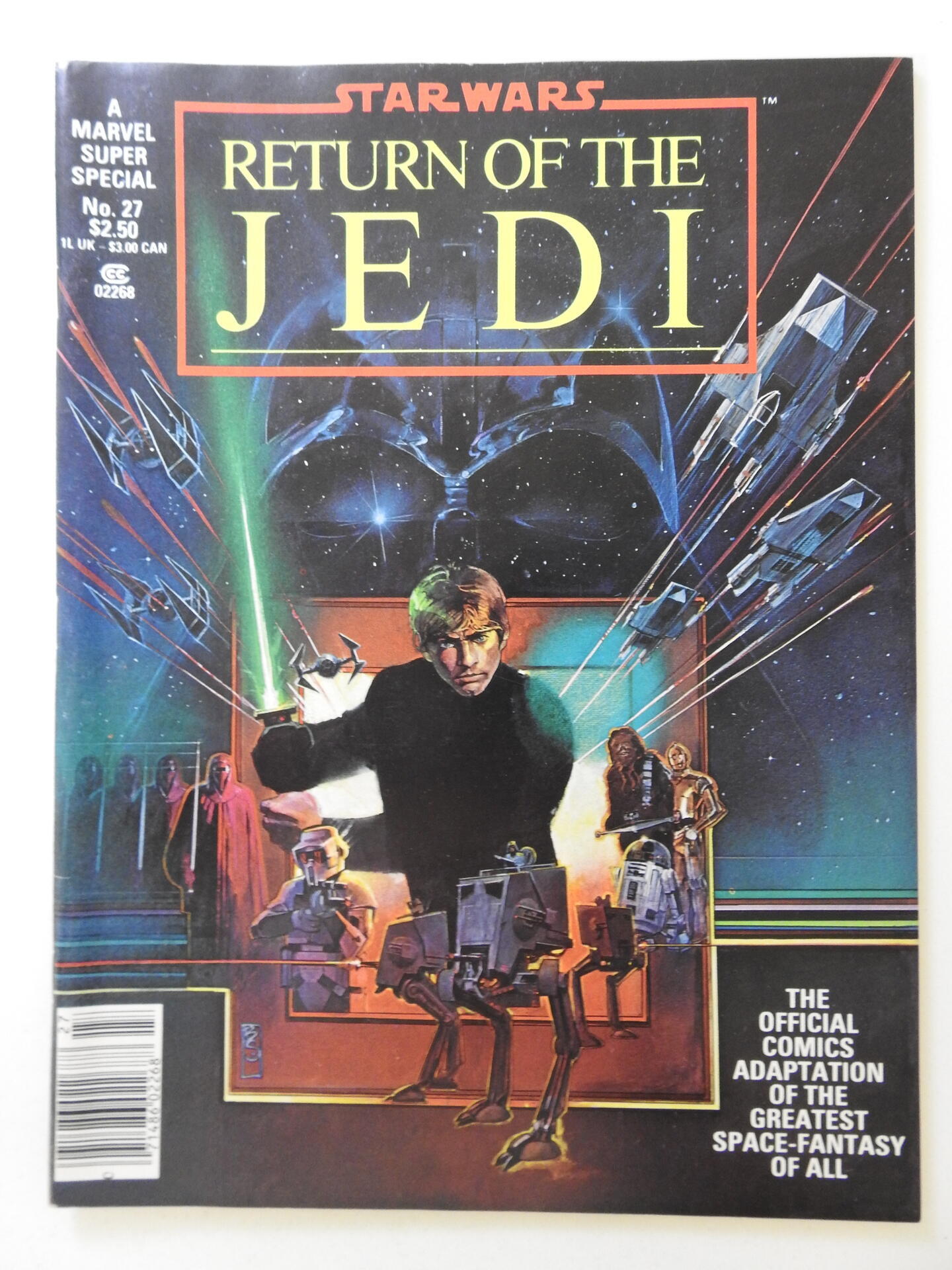 Marvel Super Special #27 Star Wars: ROTJ Adaptation! Beautiful VF-NM ...