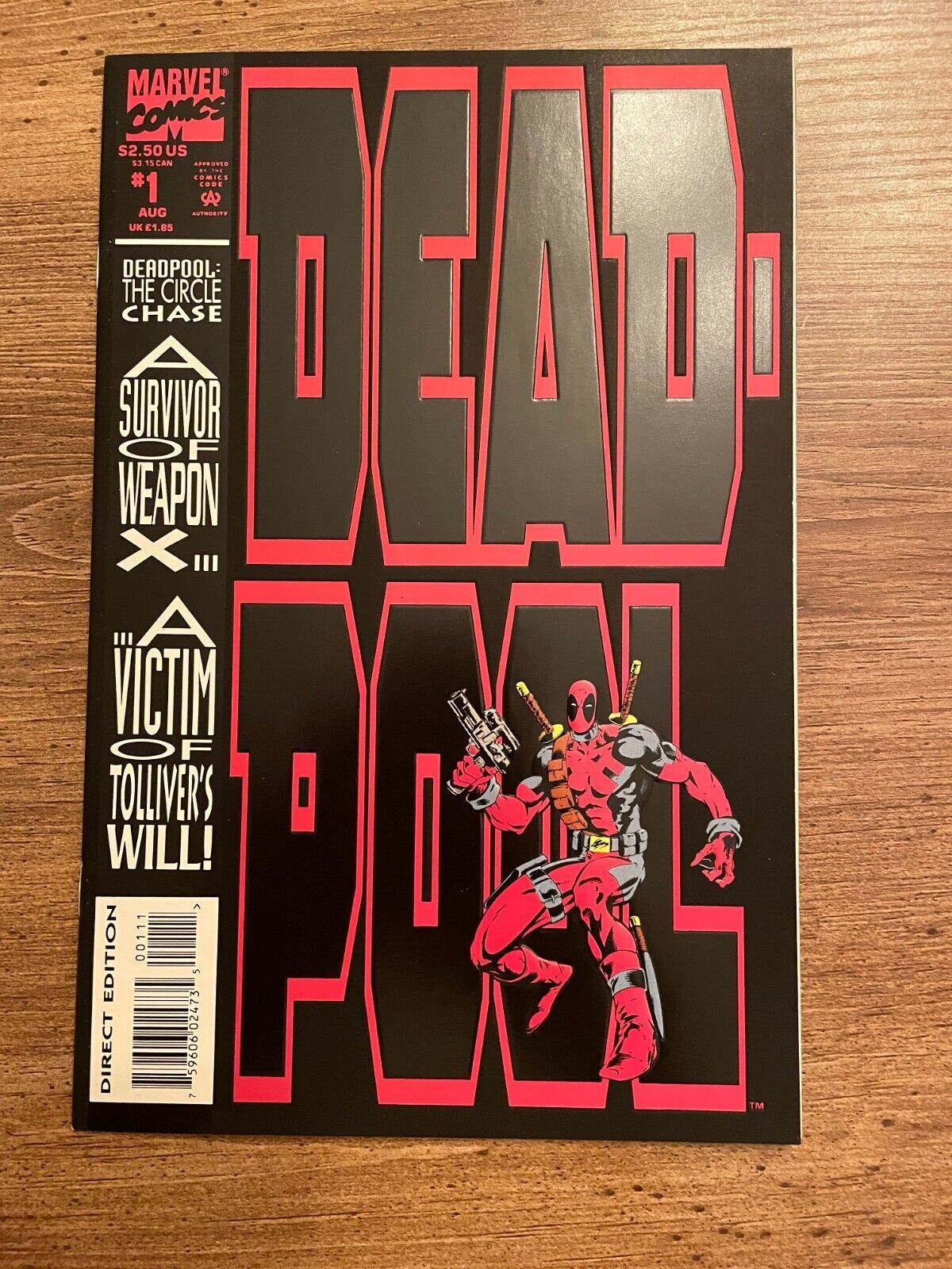 Deadpool # 1 NM Circle Chase X-Force X-Men Cable Domino Marvel Comic ...