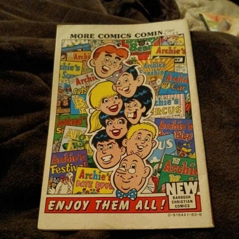 Spire Christian Comic Lot Archie's Clean Slate, Barney Bear Lost And ...