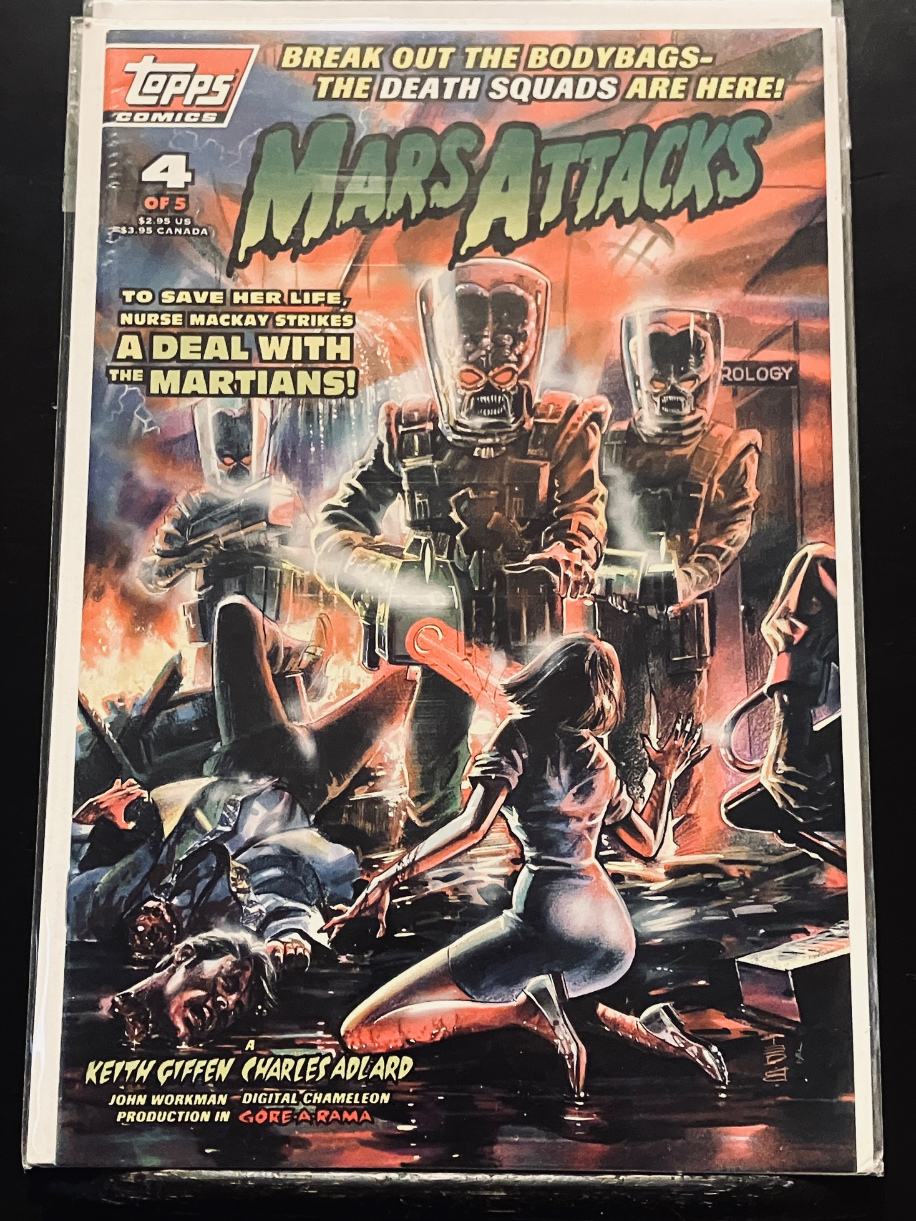 Mars Attacks #4 Hospital Cover (1994) | Comic Books - Modern Age, Topps / HipComic