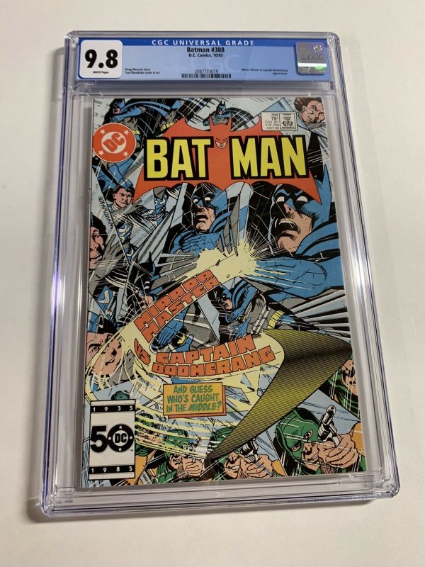 Batman 388 Cgc 9.8 White Pages Dc Comics 1985 | Comic Books - Copper ...