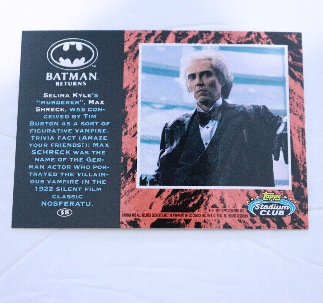 1992 Batman Returns Stadium Club #58 | Comic Collectibles - Trading ...