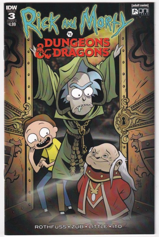 Rick And Morty vs Dungeons & Dragons #3 A November 2018 IDW Oni Press ...