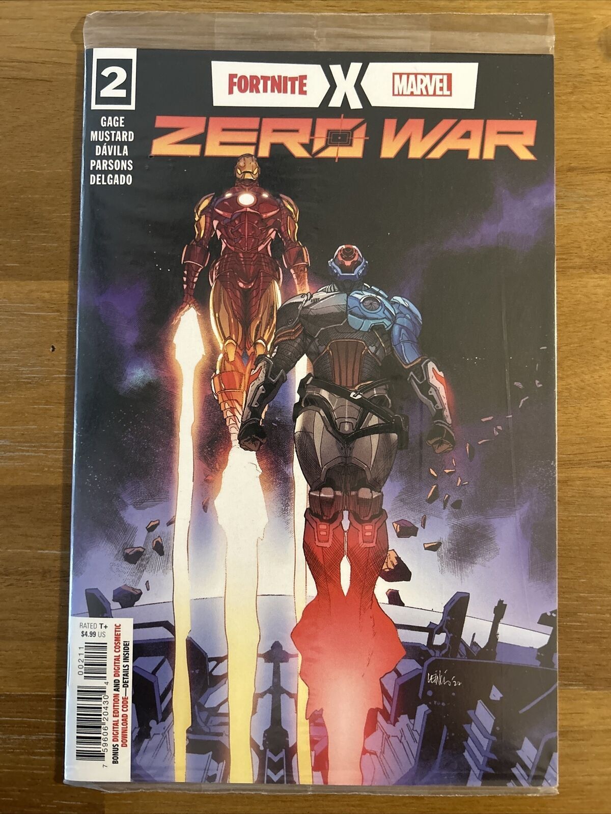 FORTNITE X MARVEL ZERO WAR #2 (OF 5) Cover A Polybagged WITH CODE ...