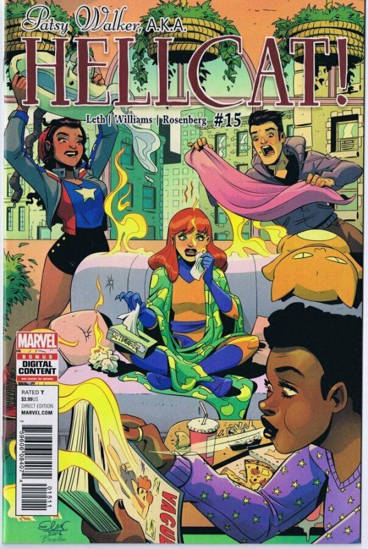 Patsy Walker AKA Hellcat #15 ORIGINAL Vintage 2017 Marvel Comics Black ...