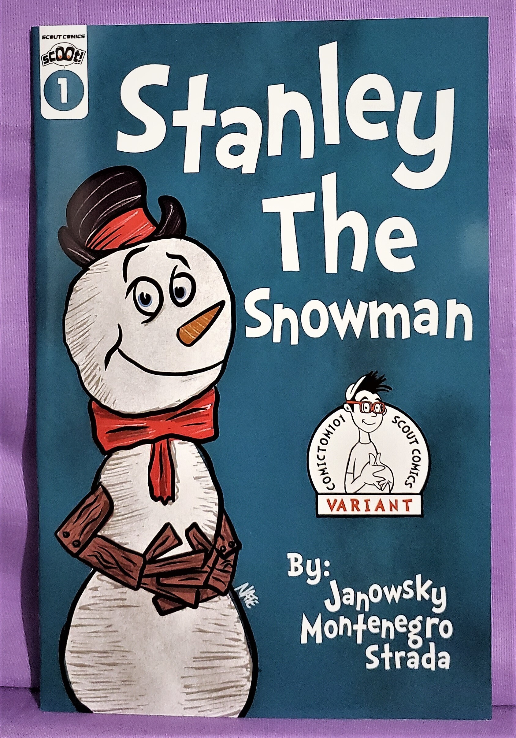 STANLEY The SNOWMAN #1 ComicTom101 Nate Johnson Variant Cover Scoot ...