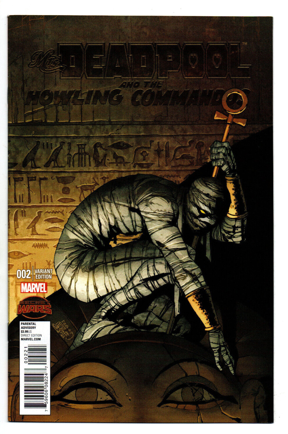 Mrs. Deadpool and the Howling Commandos #2 B Mummy Variant - 2015 - NM ...