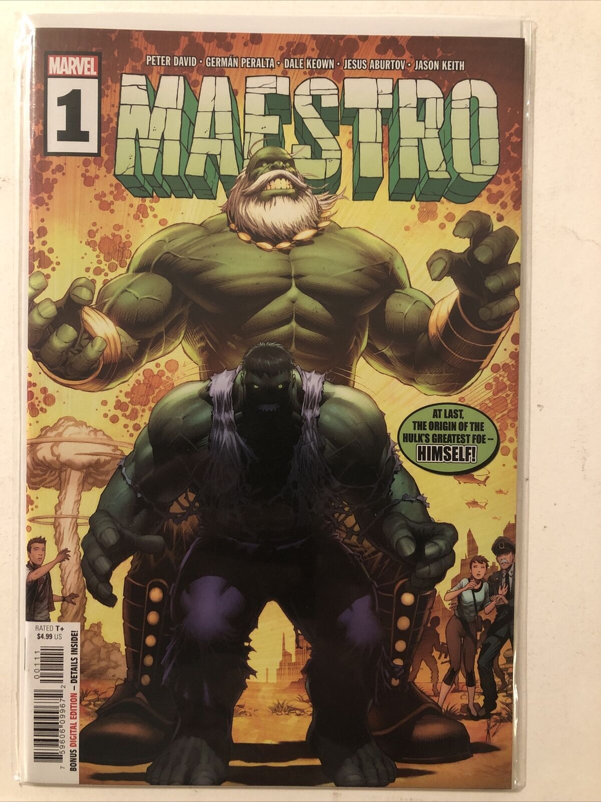 MAESTRO #1 (DALE KEOWN HOMAGE VARIANT) Comic Book ~ Marvel Comics Hulk ...
