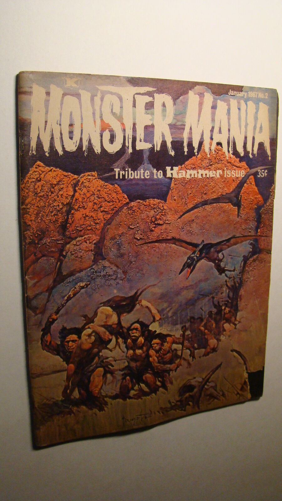 Monster Mania 2 *Nice Copy* Hammer Tribute Chris Price Dracula Frazetta ART 1967 | Comic Books ...