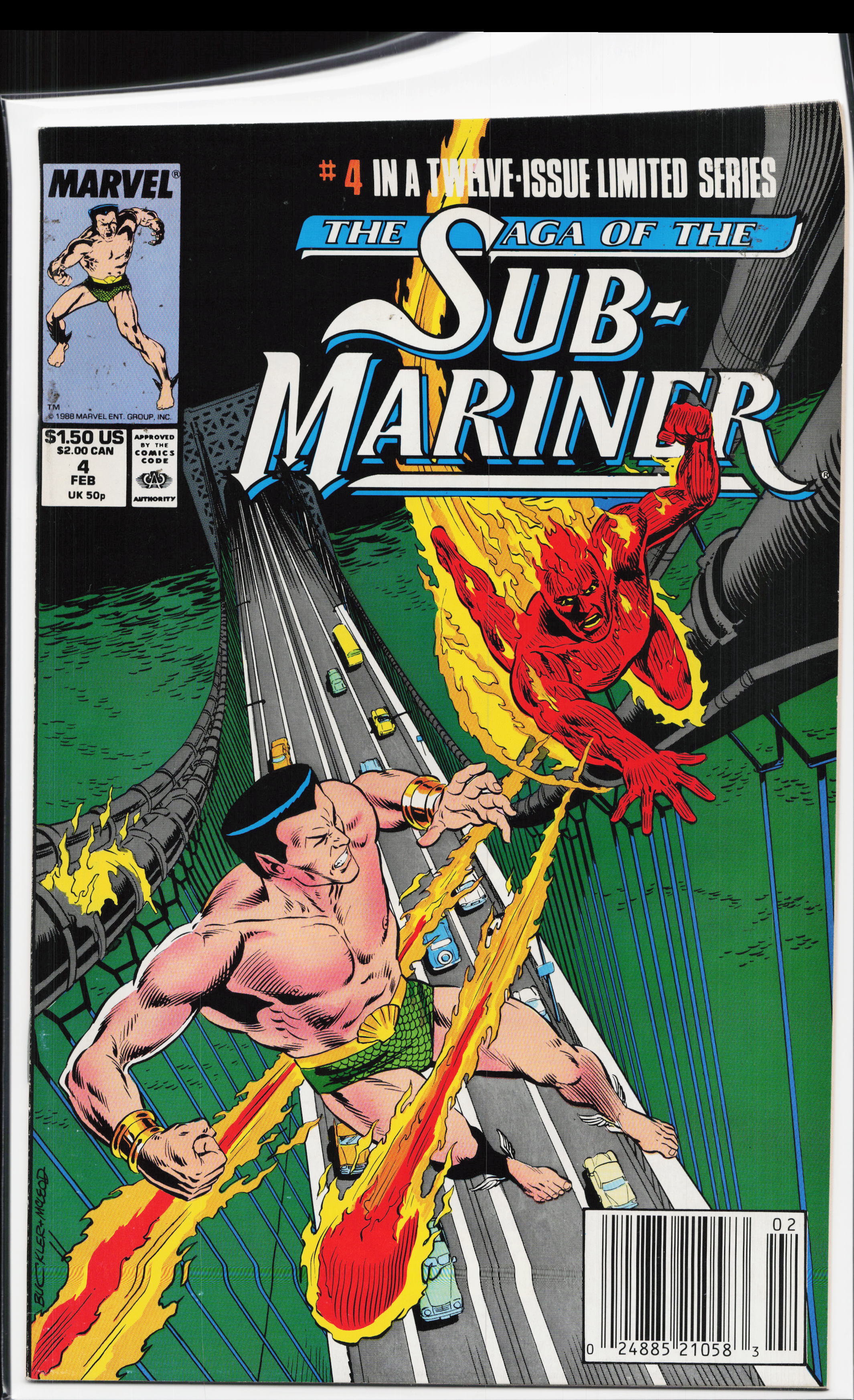Saga of the Sub-Mariner #4 (1989) Namor the Sub-Mariner | Comic Books - Copper Age, Marvel ...