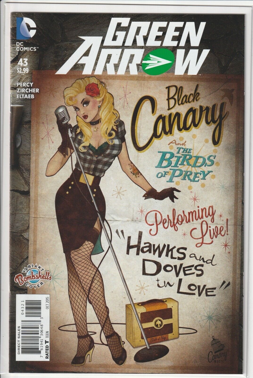 Green Arrow #43 Bombshell Variant DC Comics The New 52 NM | Comic Books ...