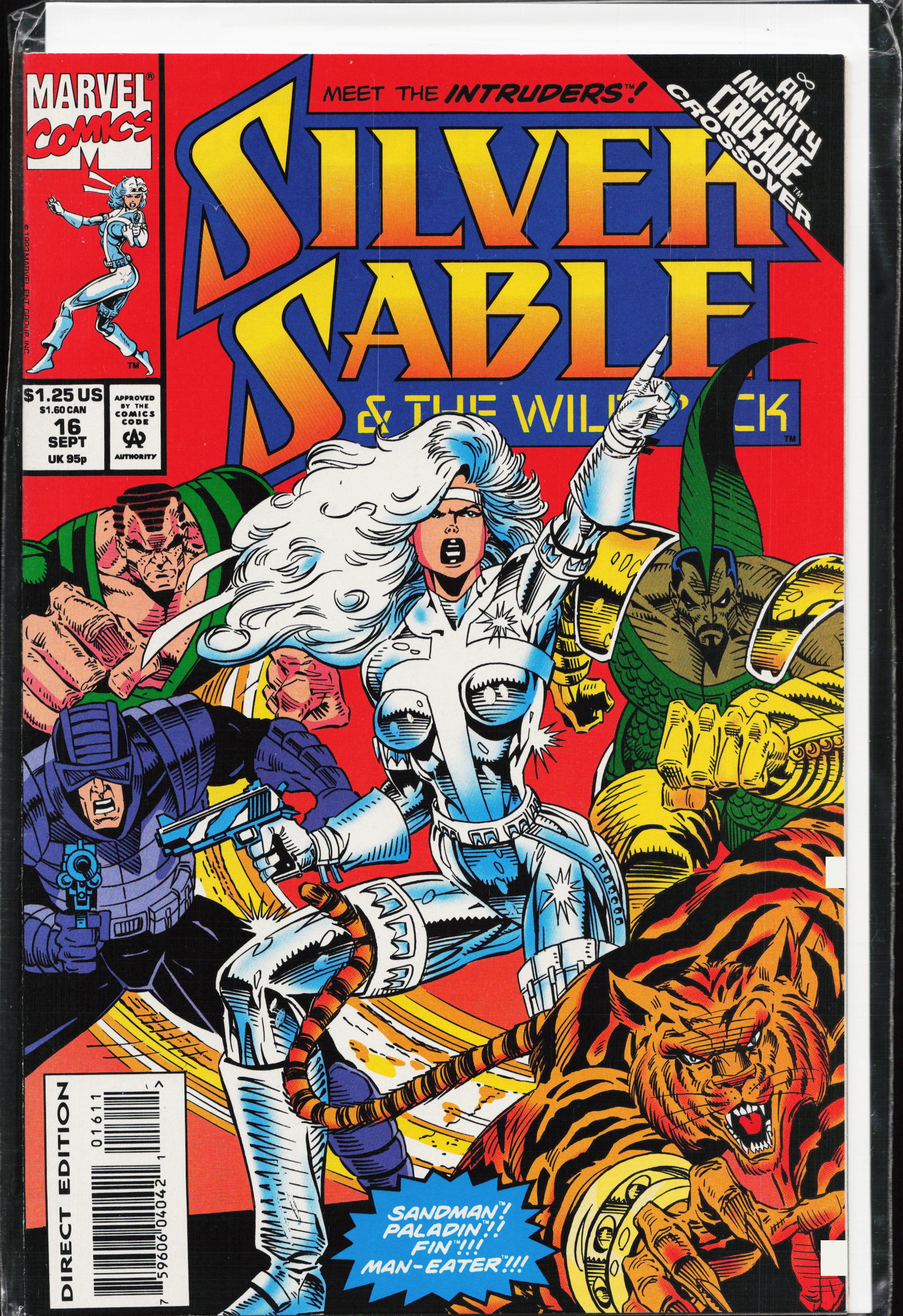 Silver Sable and the Wild Pack #16 (1993) Silver Sable and the Wild ...