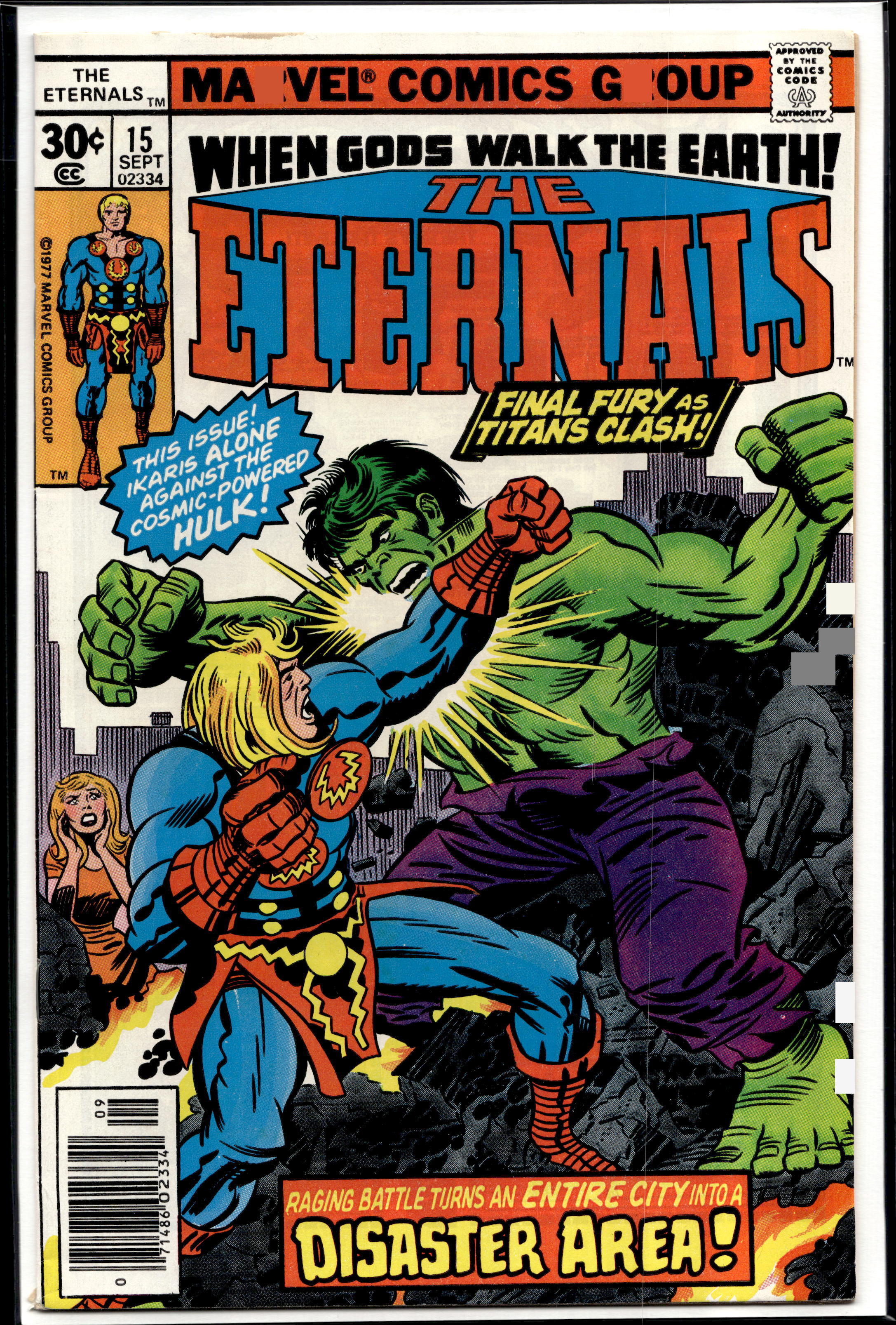 The Eternals #15 (1977) The Eternals | Comic Books - Bronze Age, Marvel ...