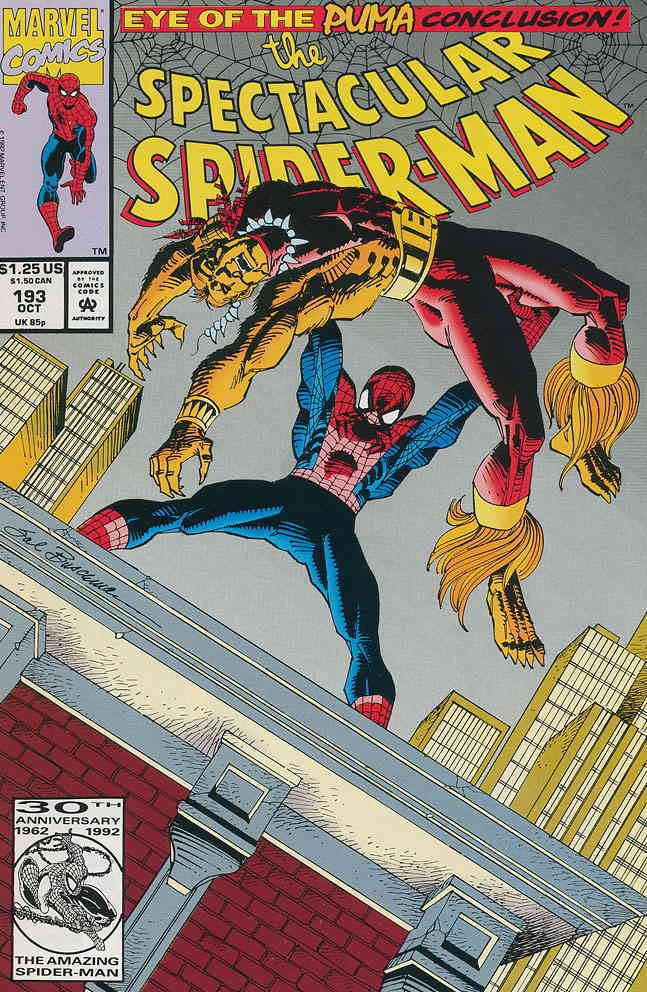 Spectacular Spider-Man, The #193 FN ; Marvel | Puma J.M. DeMatteis ...