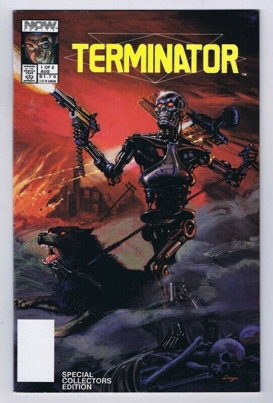 Terminator All My Futures Past #1 ORIGINAL Vintage 1990 Now Comics ...