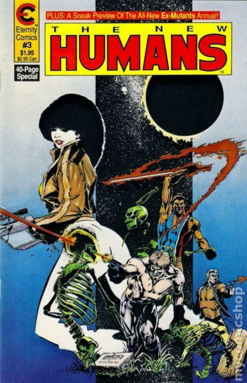 NEW HUMANS #3, VF/NM, Eternity, 1987 1988, more indies in store | Comic ...