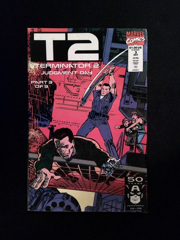 Terminator 2 Judgment Day #3 Marvel Comics 1991 VF Newsstand | Comic ...
