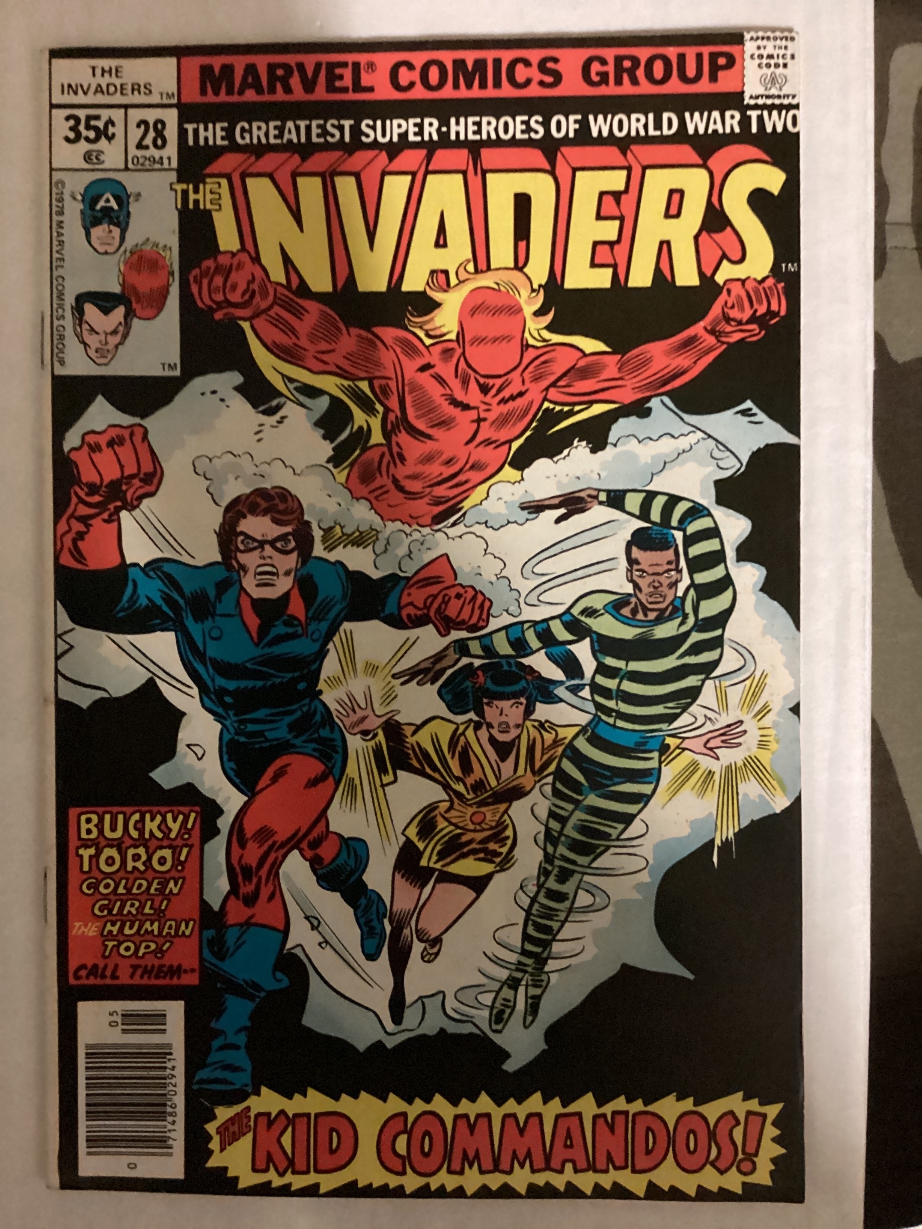 The Invaders #28 (1978) | Comic Books - Bronze Age, Marvel, Superhero ...