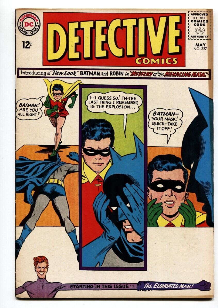 Detective #327 1964-Dc-Batman-Robin-1St "New Look" Issue--Vf Minus ...