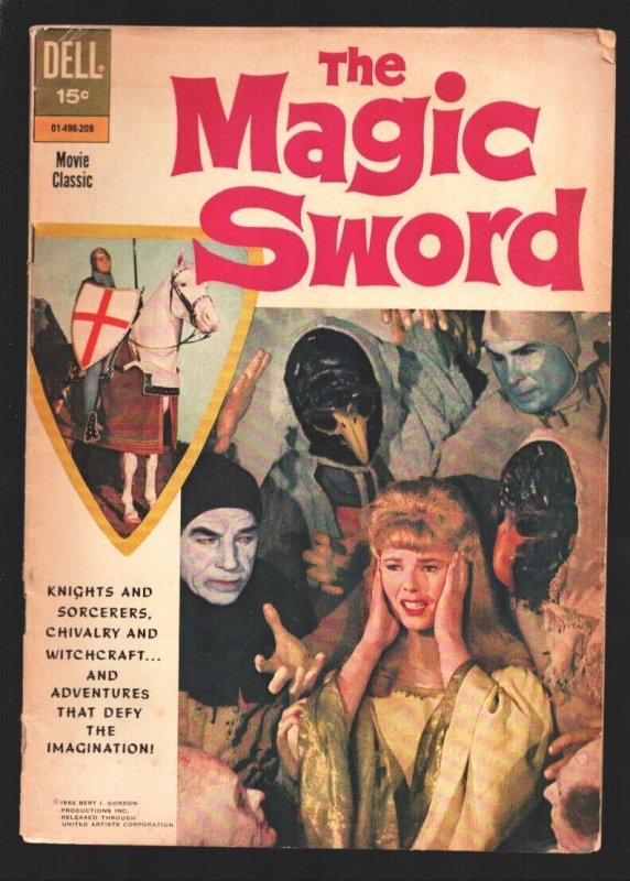 Magic Sword 1962-Dell-Movie Classic edition-Basil Rathbone-Estelle ...