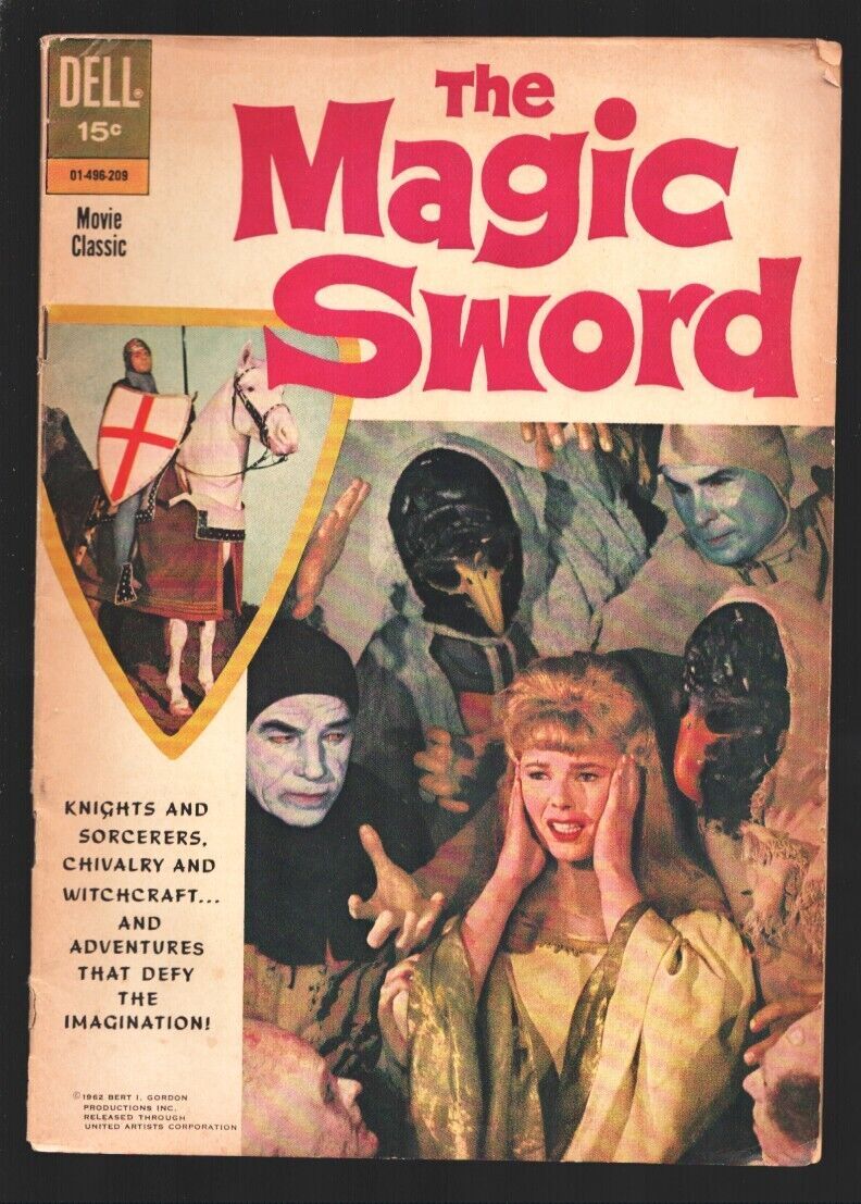 Magic Sword 1962-Dell-Movie Classic edition-Basil Rathbone-Estelle ...