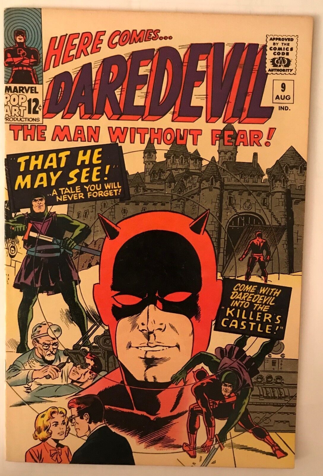 (1965) DAREDEVIL #9! Wally Wood! | Comic Books - Silver Age, Marvel ...