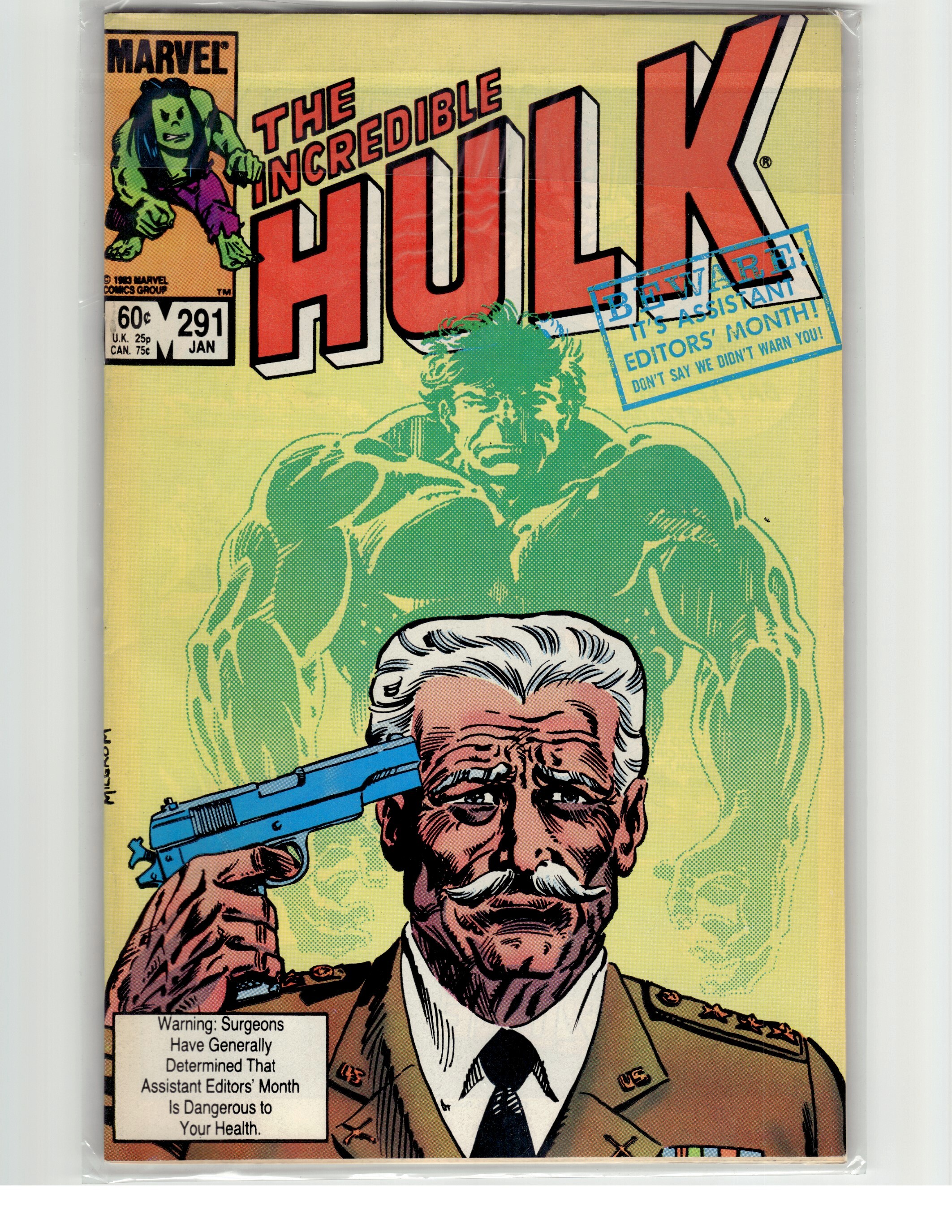 The Incredible Hulk #291 (1984) Hulk | Comic Books - Copper Age, Marvel ...