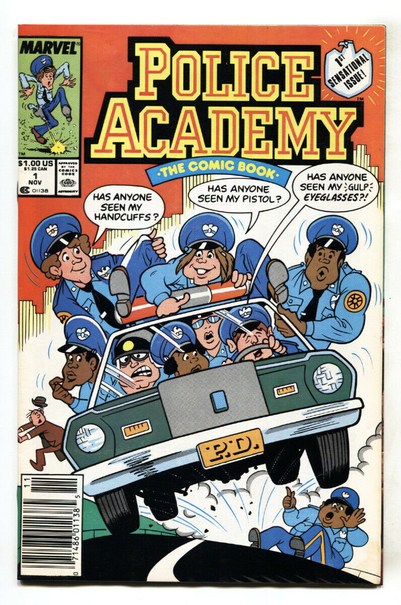 POLICE ACADEMY #1-1989-First issue comic book | Comic Books - Copper ...