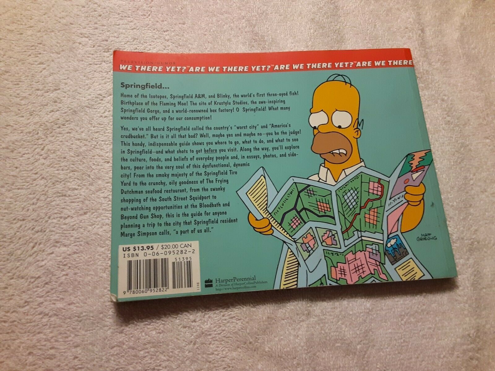 The Simpsons Guide to Springfield BY Matt Groening | Graphic Novels ...