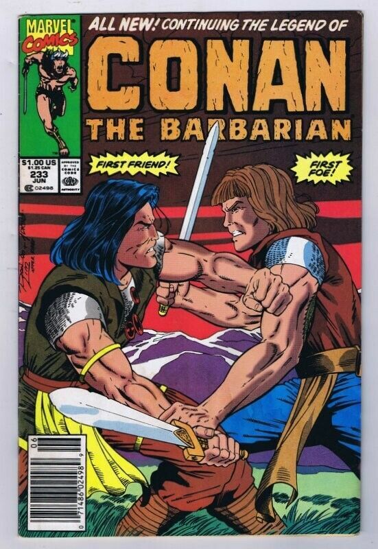 Conan the Barbarian #233 ORIGINAL Vintage 1990 Marvel Comics | Comic Books - Copper Age, Marvel ...