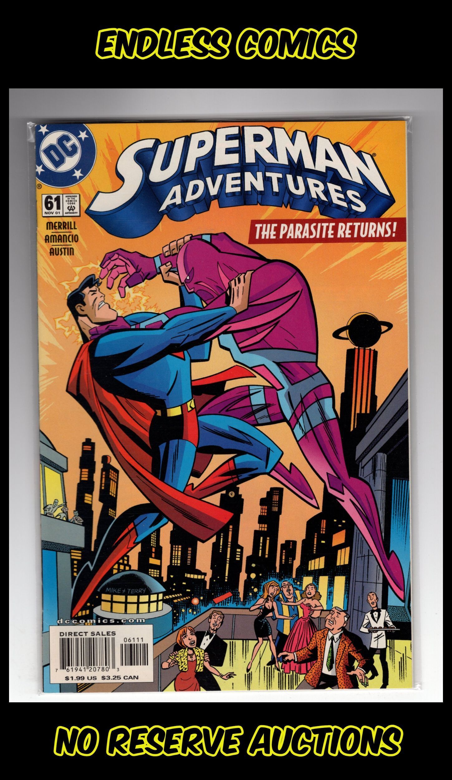 Superman Adventures #61 (2001) THE PARASITE RETURNS! / MC#44 | Comic ...
