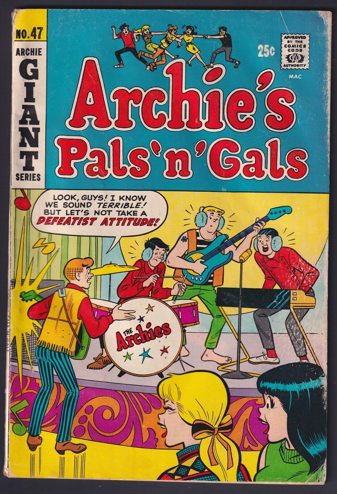 Archie's Pals n Gals #47 1968 Archie 2.0 Good comic | Comic Books ...