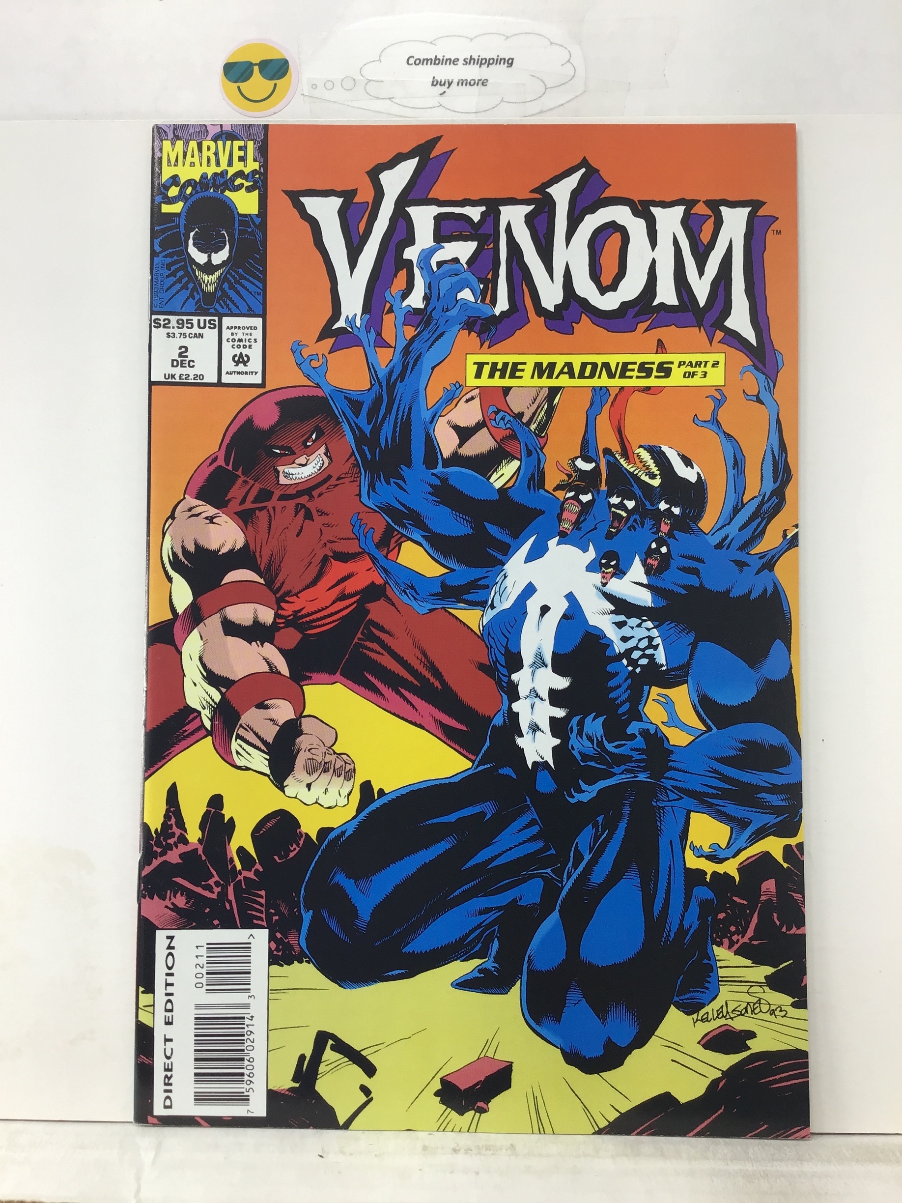 Venom: The Madness #2 (1993) NM | Comic Books - Modern Age, Marvel ...