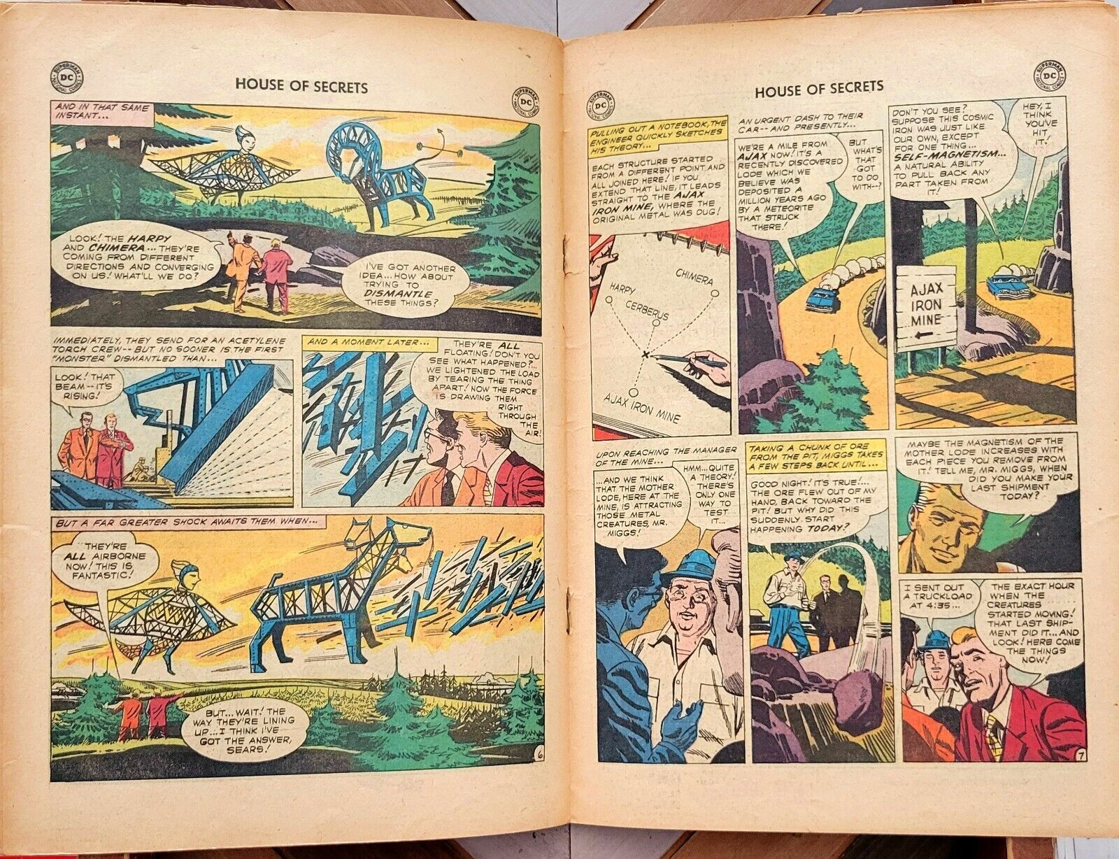 HOUSE OF SECRETS #23 GD/VG DC 1959 1st App MARK MERLIN 10-cent Cover ...