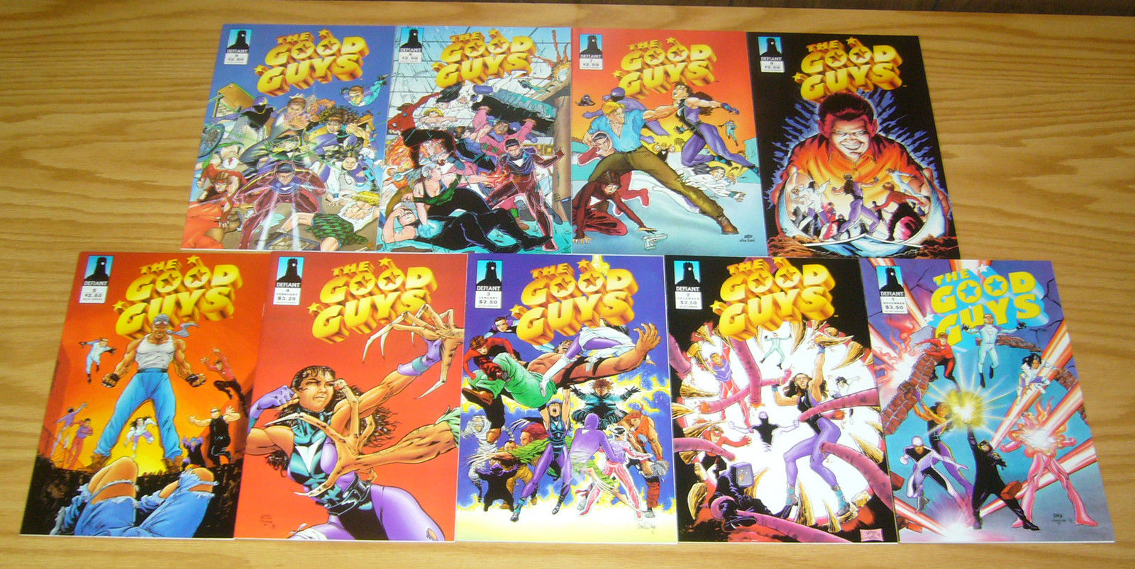 the Good Guys #1-9 VF/NM complete series - defiant comics - jim shooter ...