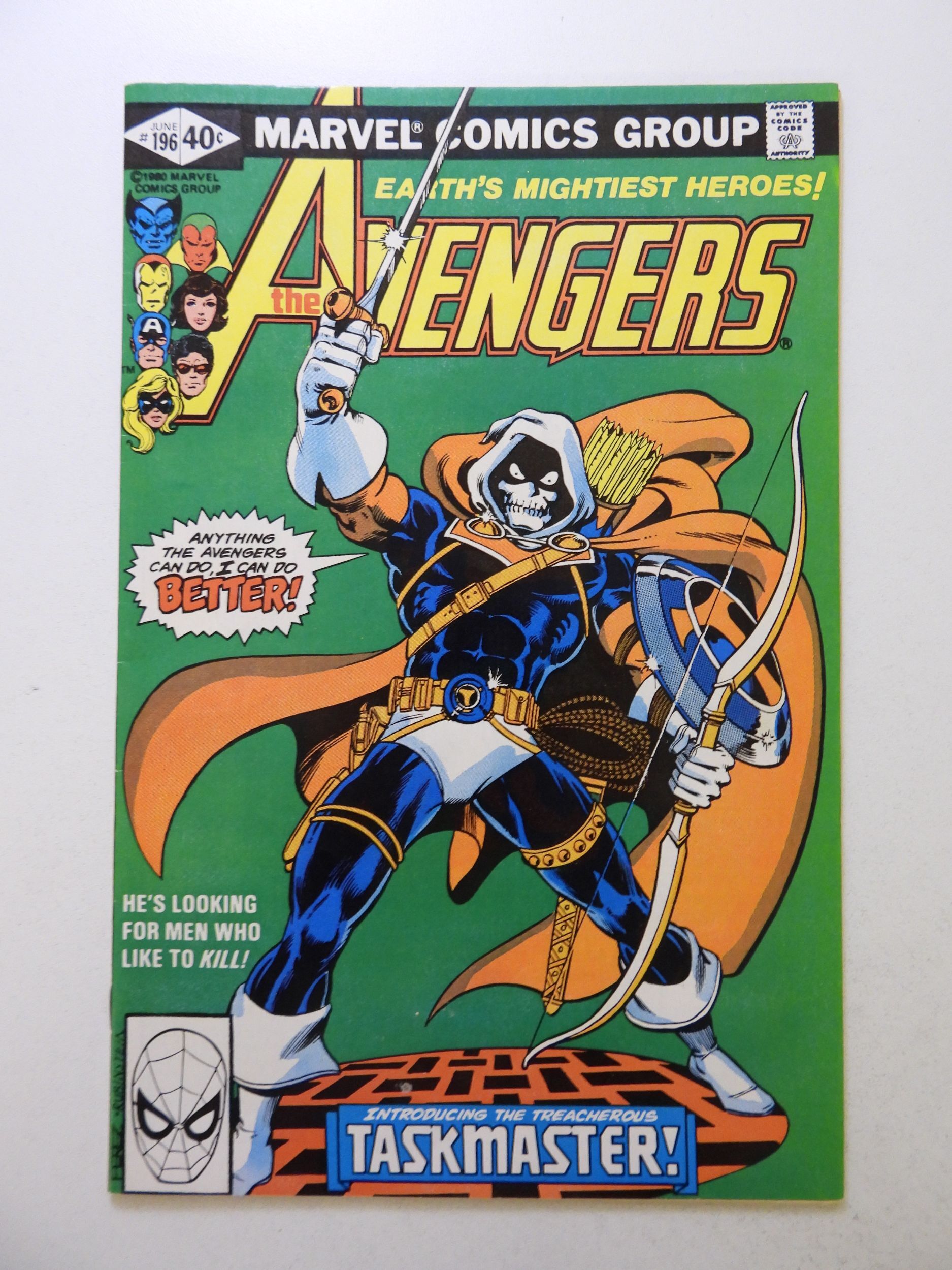 The Avengers #196 (1980) 1st full appearance of Taskmaster FN+ ...