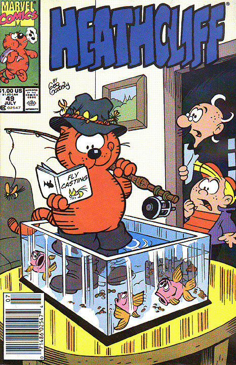 HEATHCLIFF (1985 Series) #49 NEWSSTAND Fine Comics Book | Comic Books ...