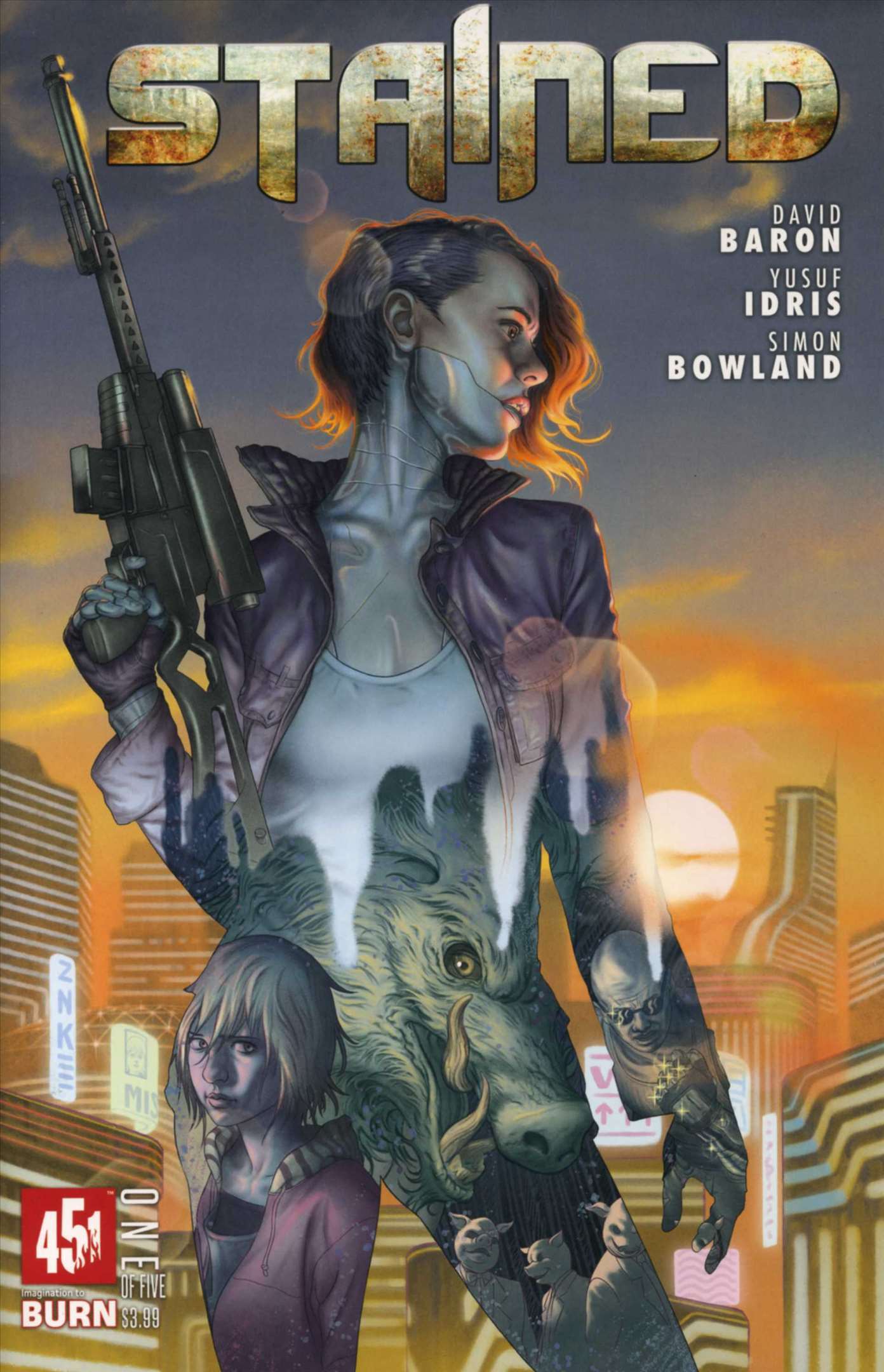 Stained #1A VF/NM ; 451 Media | Steve Morris 1st Print | Comic Books ...