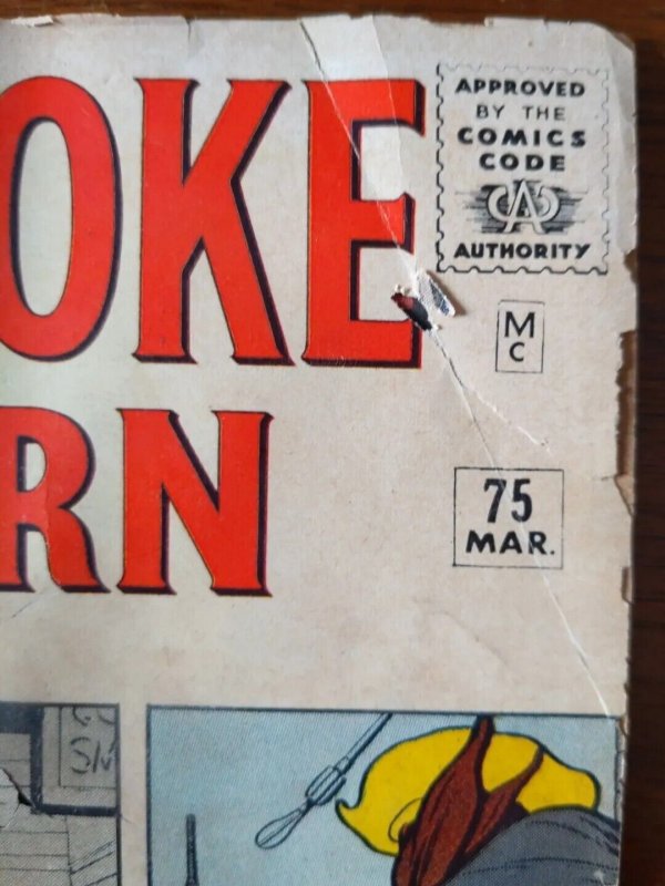 Gunsmoke Western #75 - Kid Colt Outlaw Gunfight Quick Draw Cover - 1963 ...