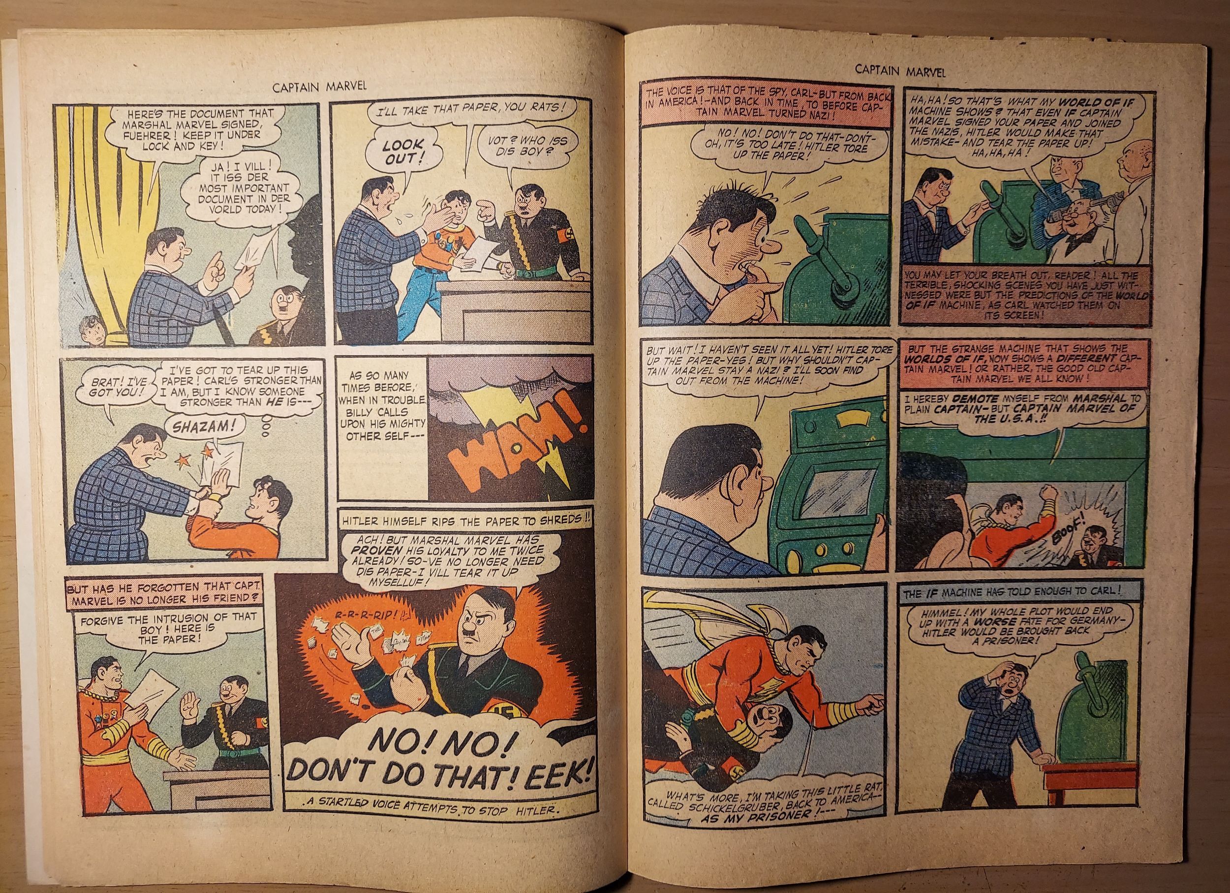 Captain Marvel Adventures #42 (1945) G 2.0 Fawcett Christmas cover ...