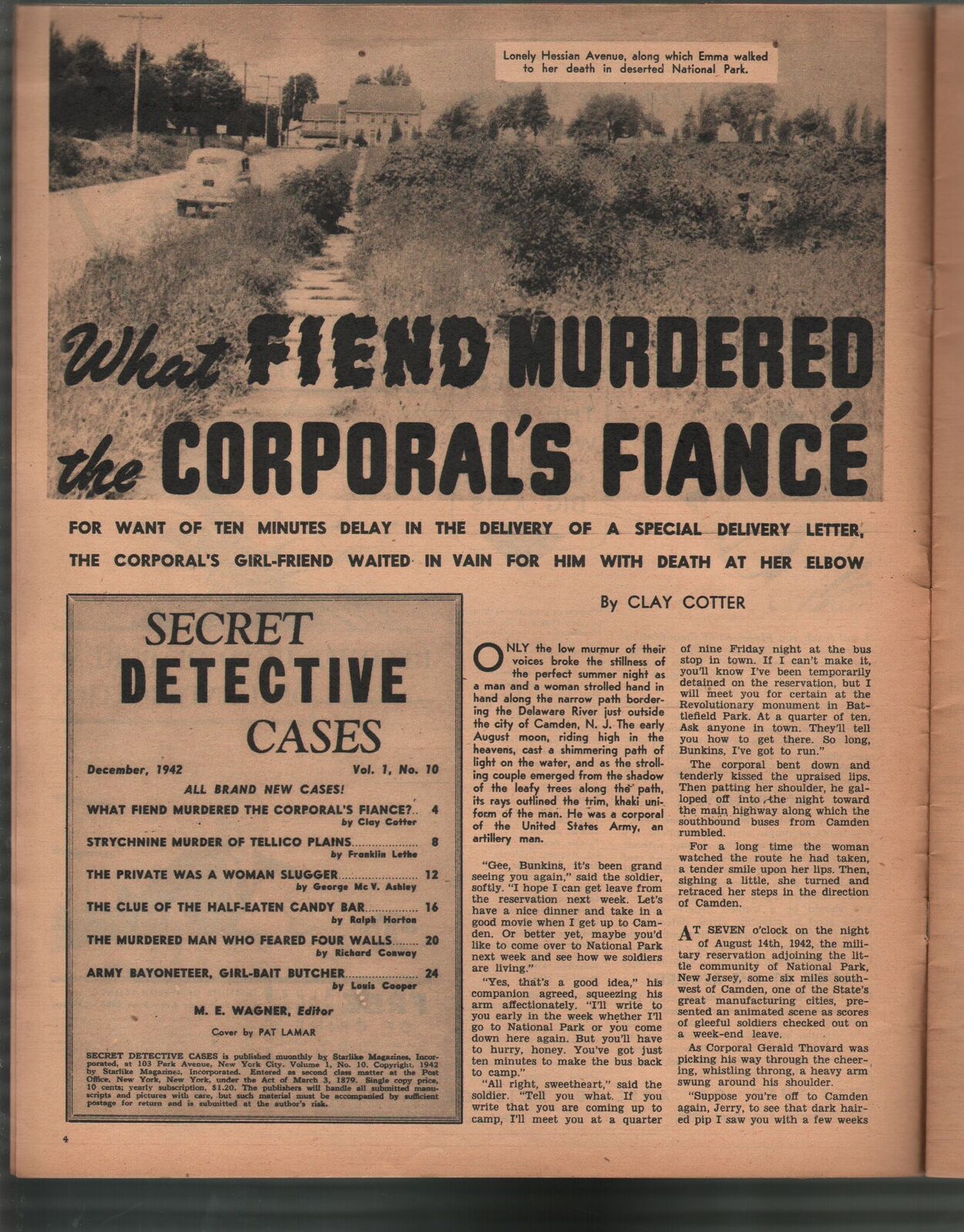 Secret Detective Cases12/1942-stabbing-poison-bloody horror-pulp crime ...