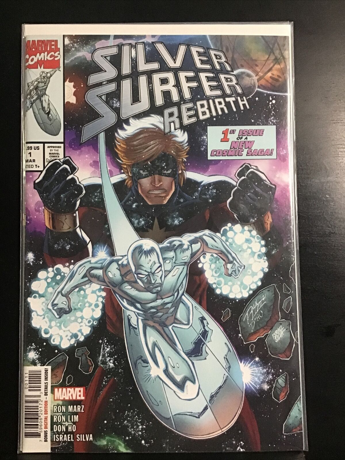 Marvel Comics Silver Surfer Rebirth #1 2022 Modern Comic Book Sleeved ...