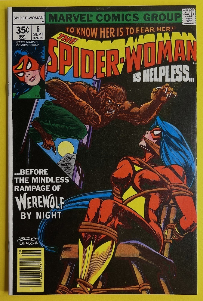 Spider-Woman 6 WEREWOLF BY NIGHT MARVEL (1978) | Comic Books - Bronze ...