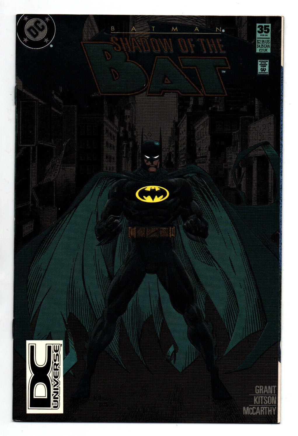 Batman Shadow of the Bat #35 - DC Unverse Logo Variant - 1995 - NM ...