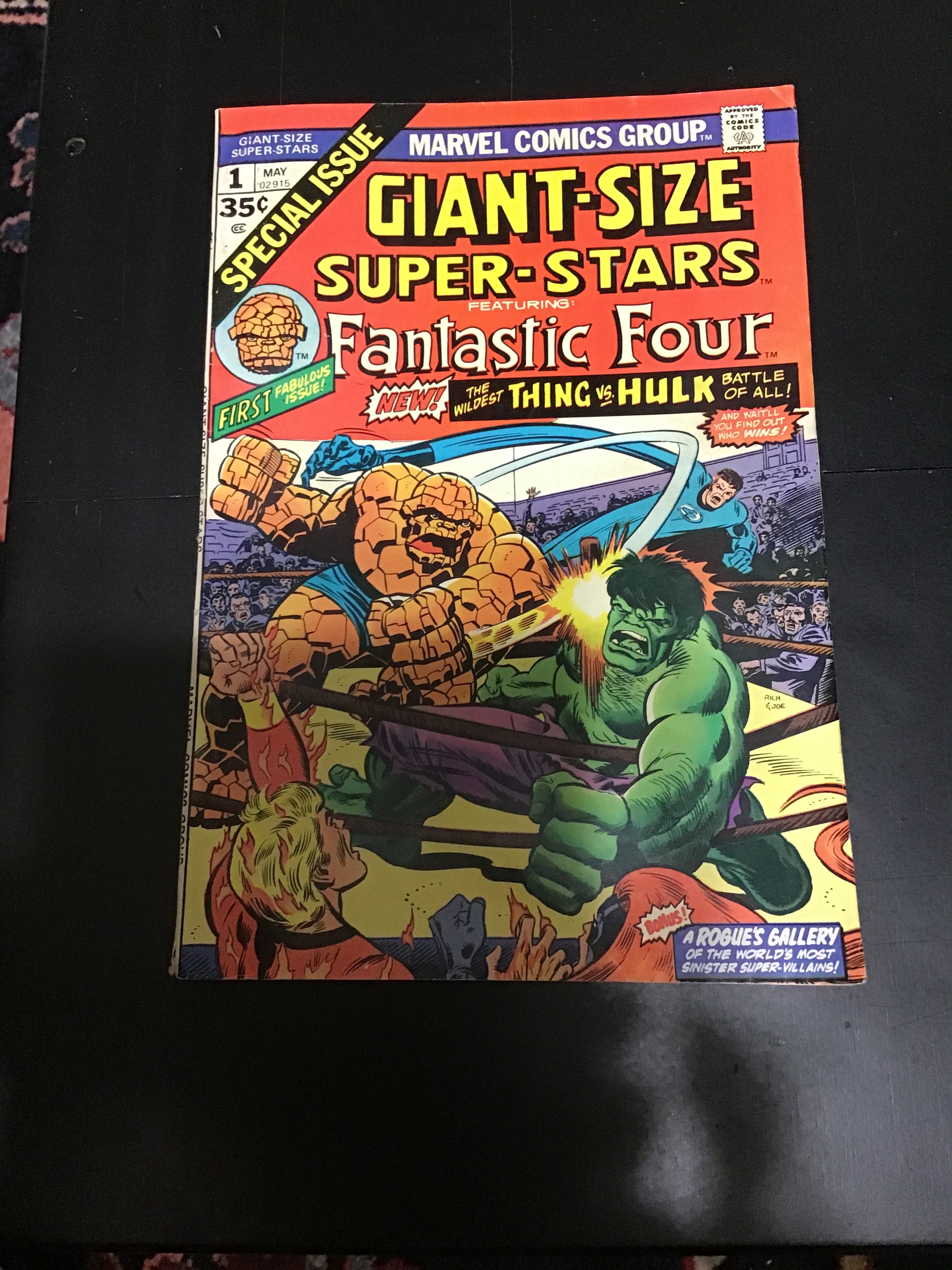 Giant-Size Super-Stars (1974) Thing vs Hulk! FF key High-grade VF+ ...