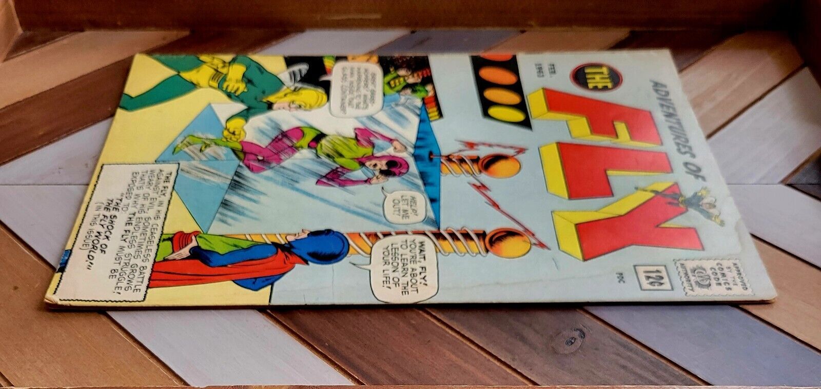 Adventures of THE FLY #24 VG (Archie Comics 1963) "The Shock of the Fly ...