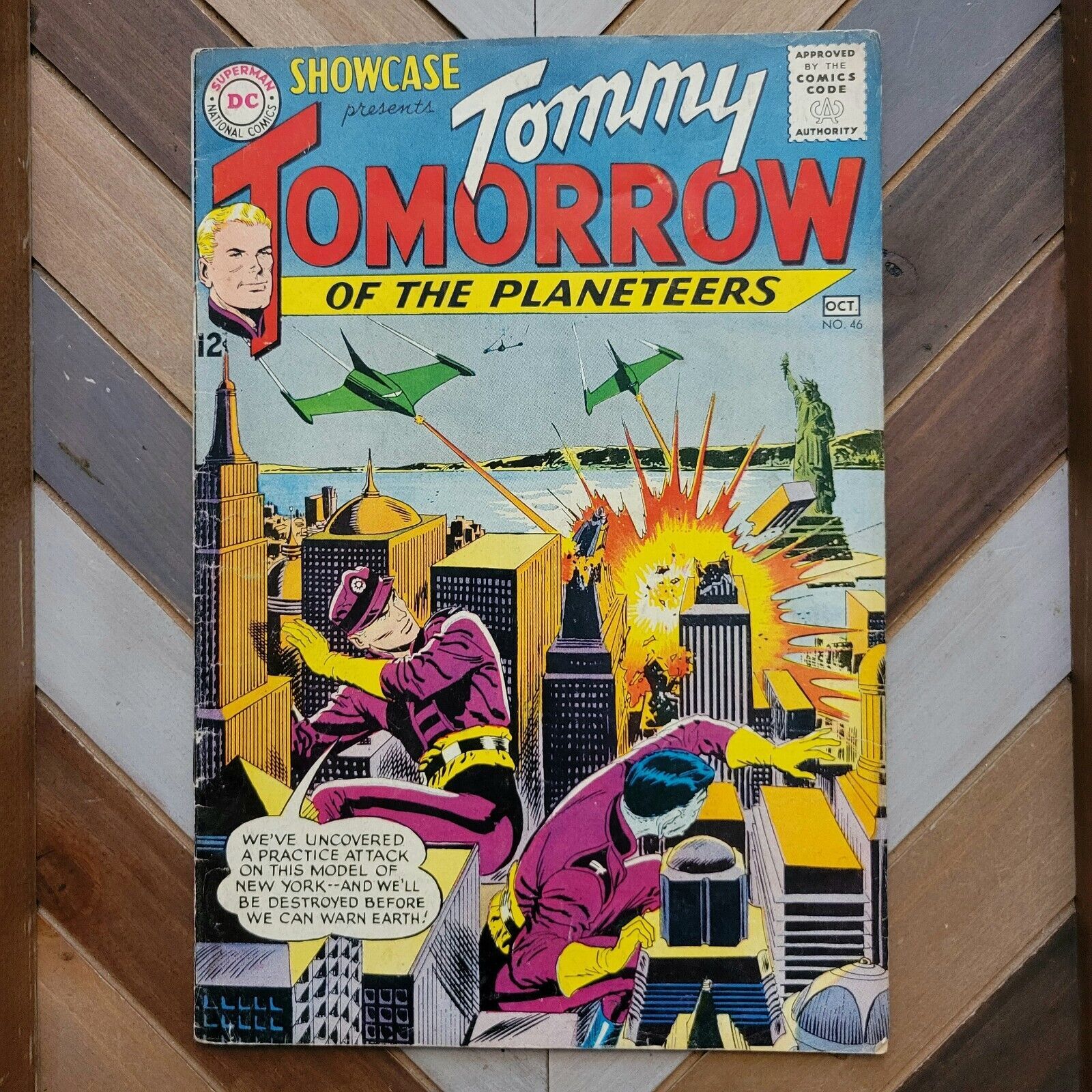SHOWCASE #46 VG- (DC 1963) TOMMY TOMORROW Statue of Liberty Cover, Lee ...