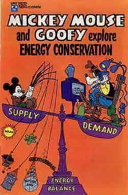 Mickey Mouse and Goofy Explore Energy Conservation #1 VF/NM; Disney ...
